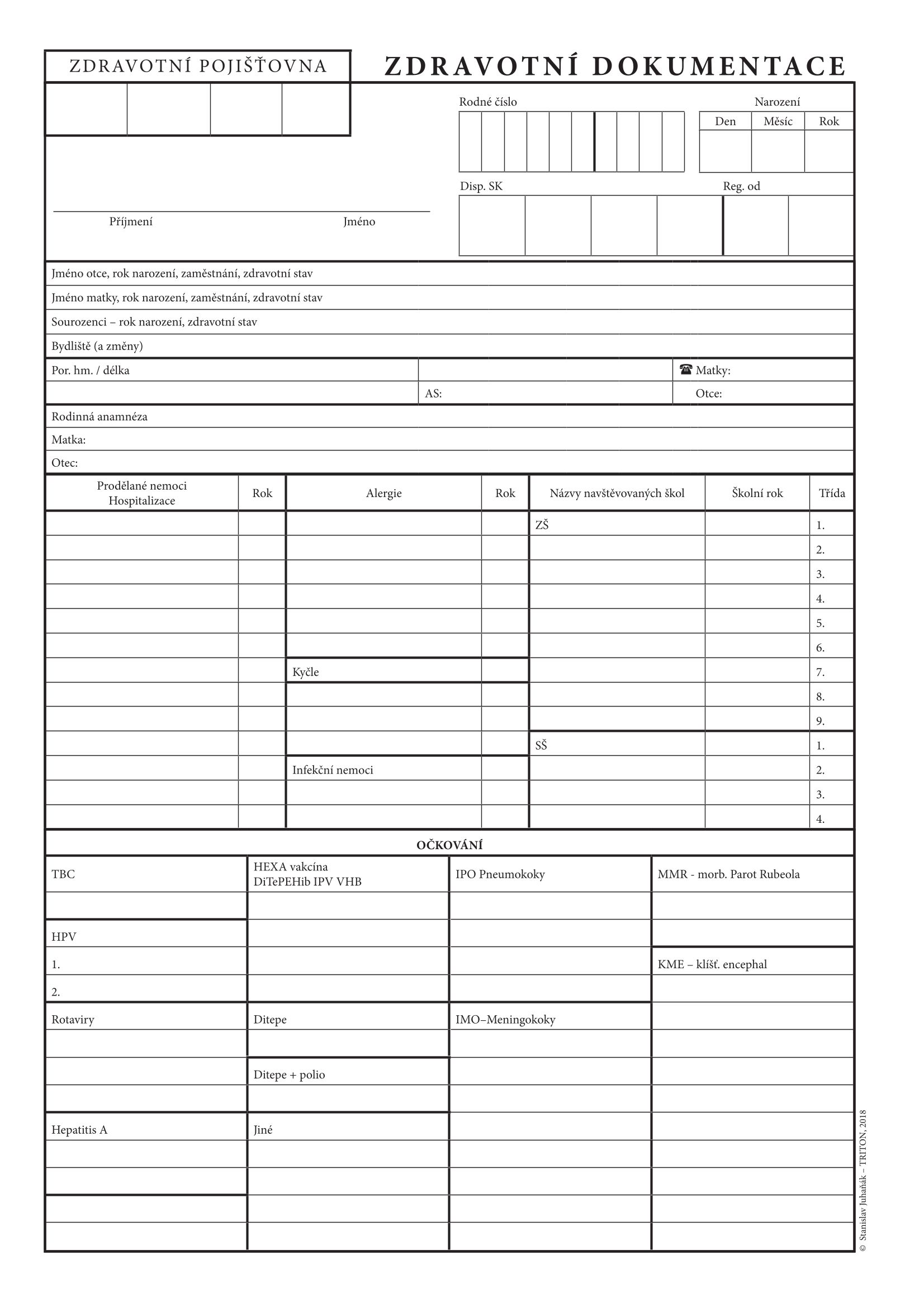 Zdravotní dokumentace | Medicína |Triton